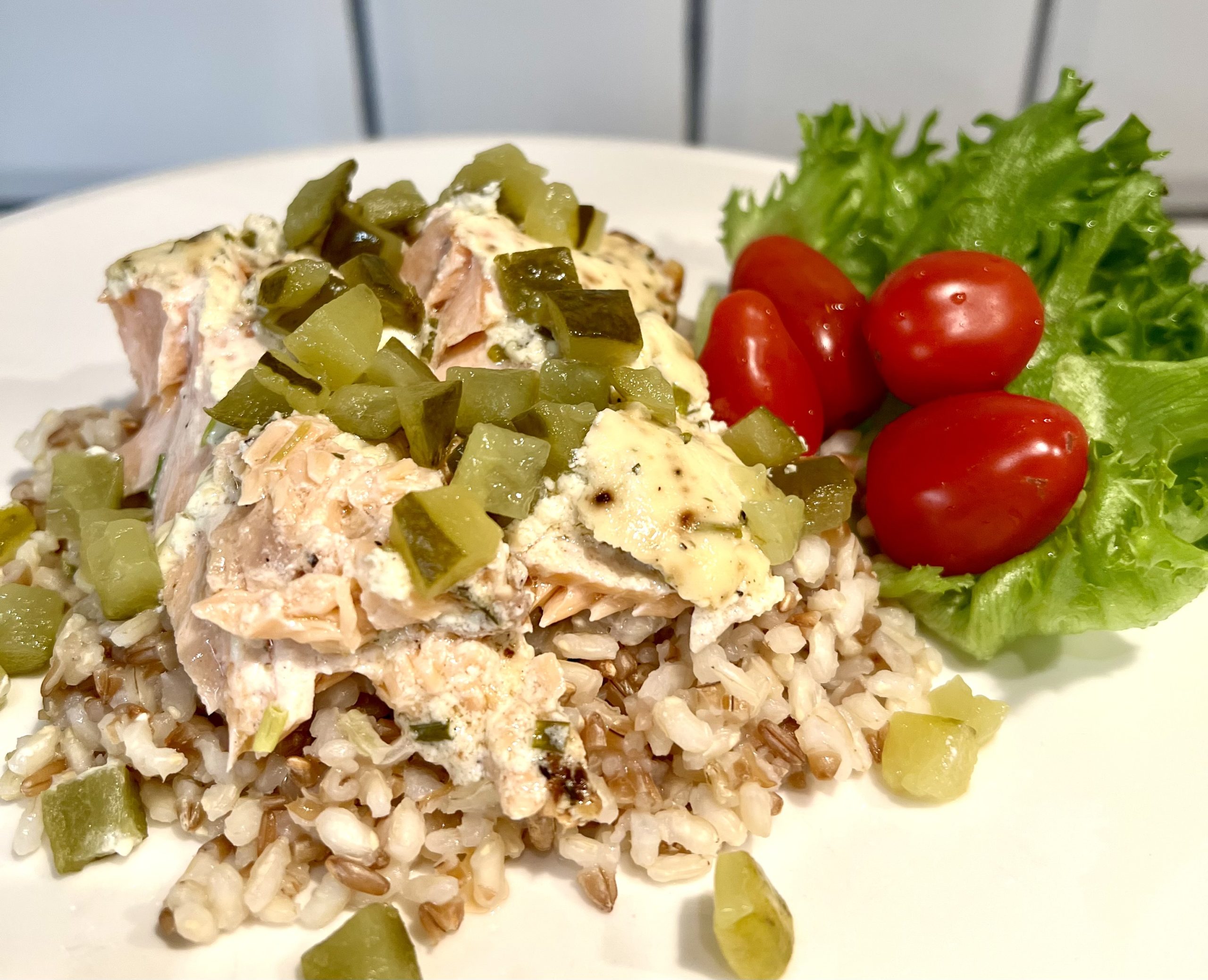 Uunilohi smetanalla - Kalaruoka