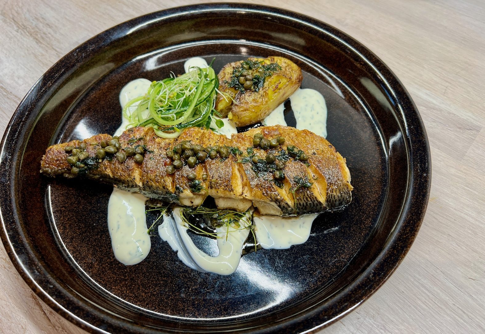 Pannusiikaa ranskalaisittain & lyttypotut - Kalaruoka