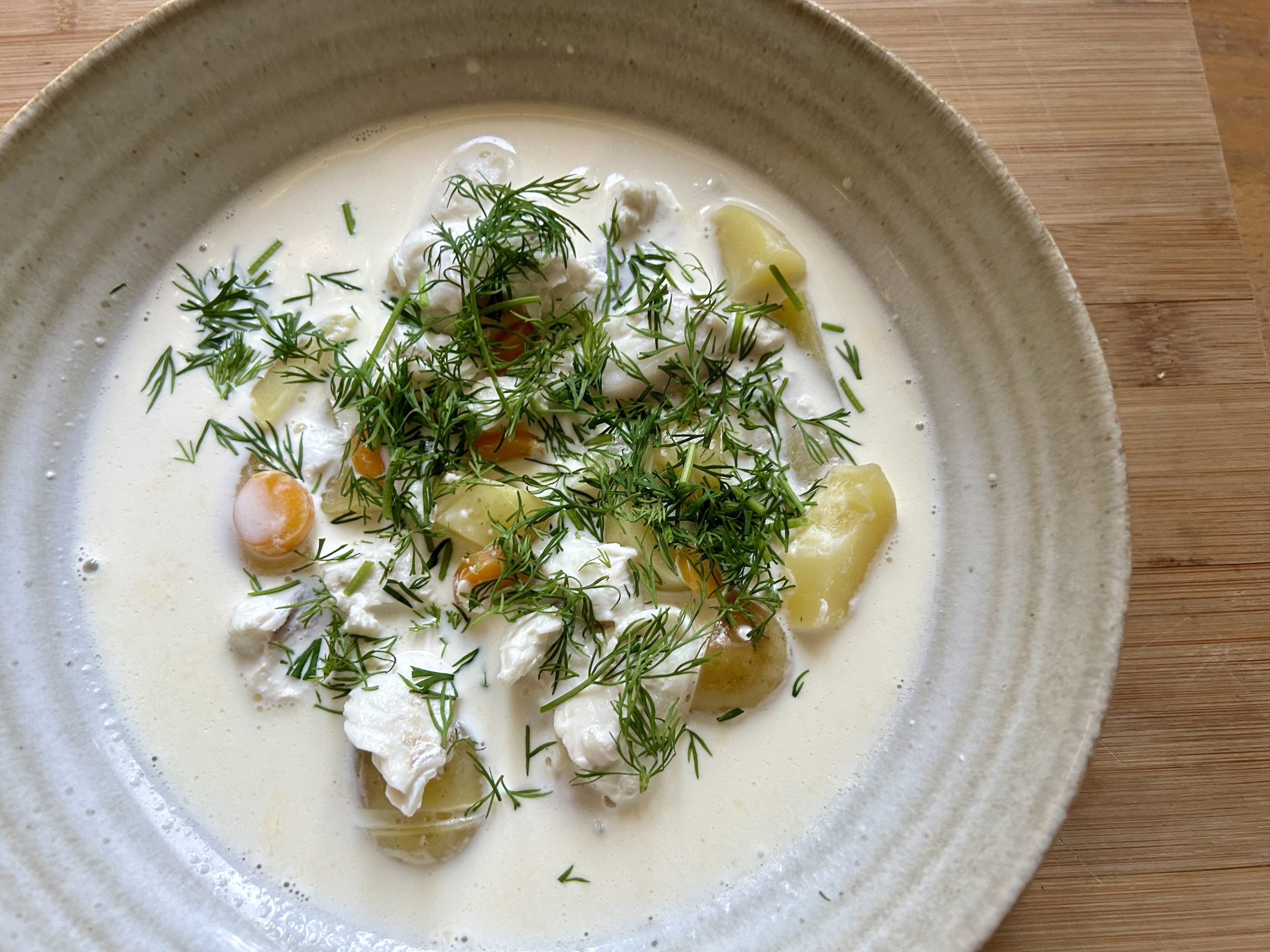 Kermainen siikakeitto - Kalaruoka