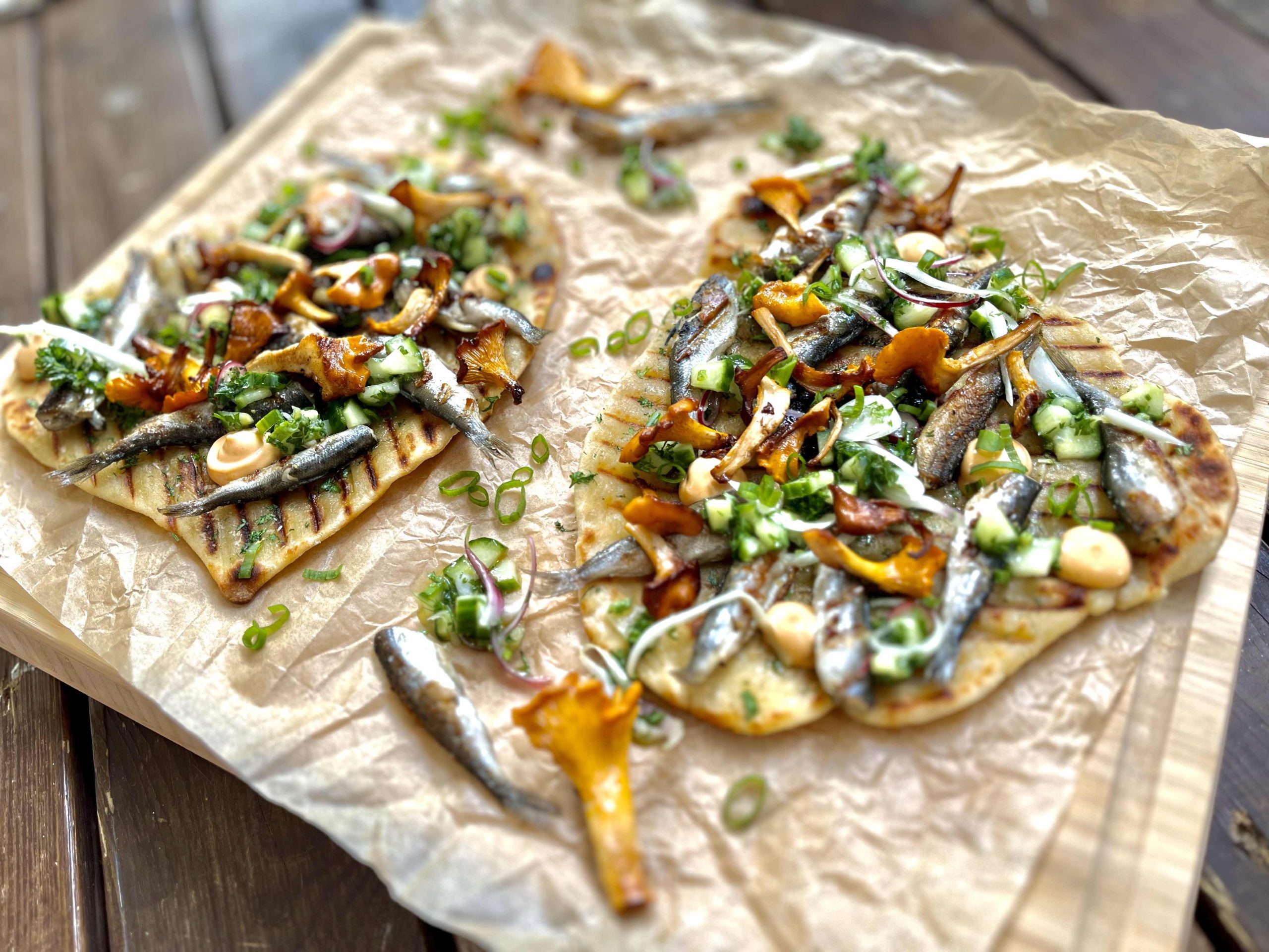 Muikku Flat Bread eli ohutleipä muikuilla - Kalaruoka