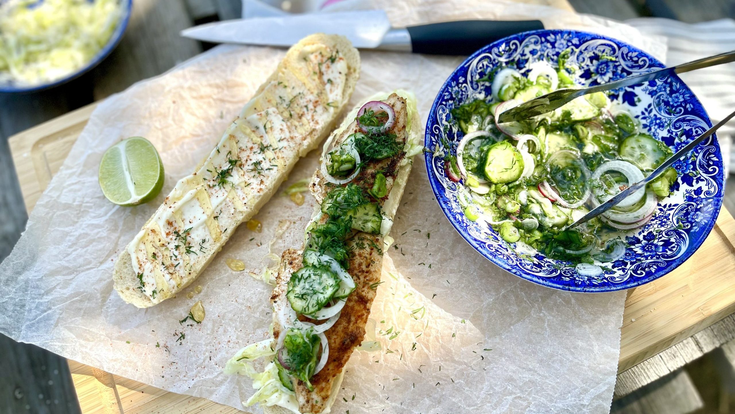 Grillatut ahvenpatongit – Archipelago perch po'boys - Kalaruoka